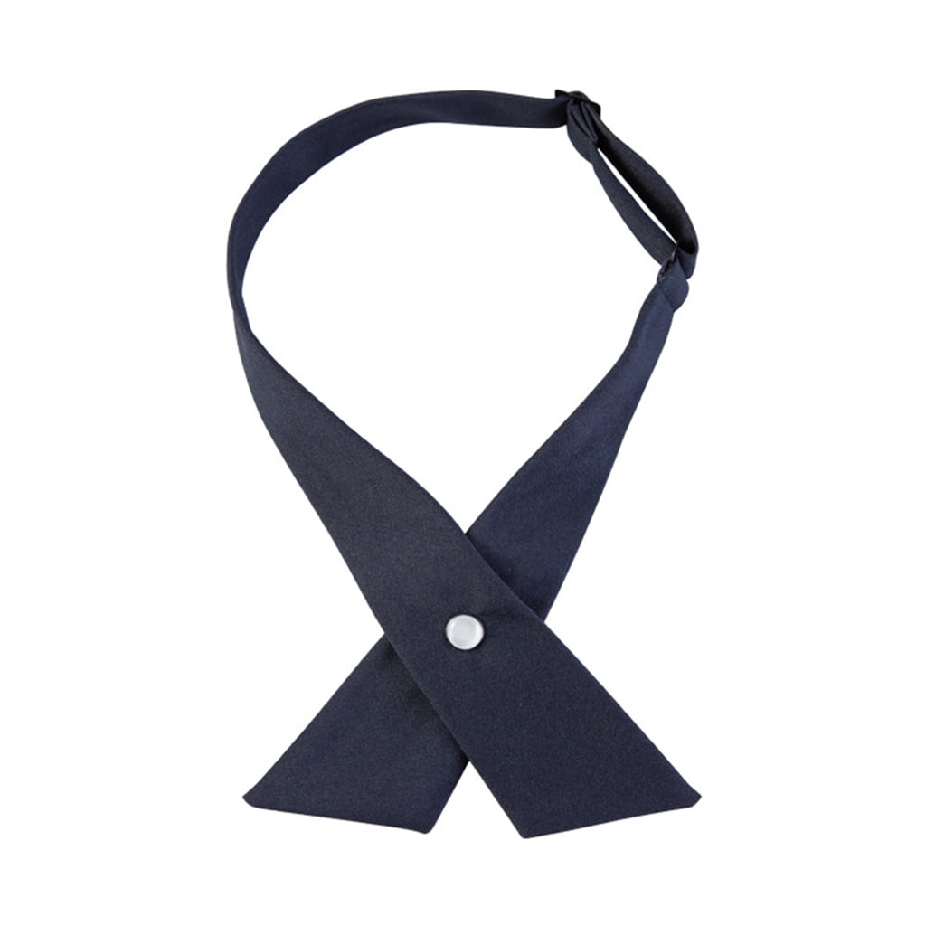 Girls Uniform Tie School Uniform Cross Bow Tie Adjustable Criss Cross ...