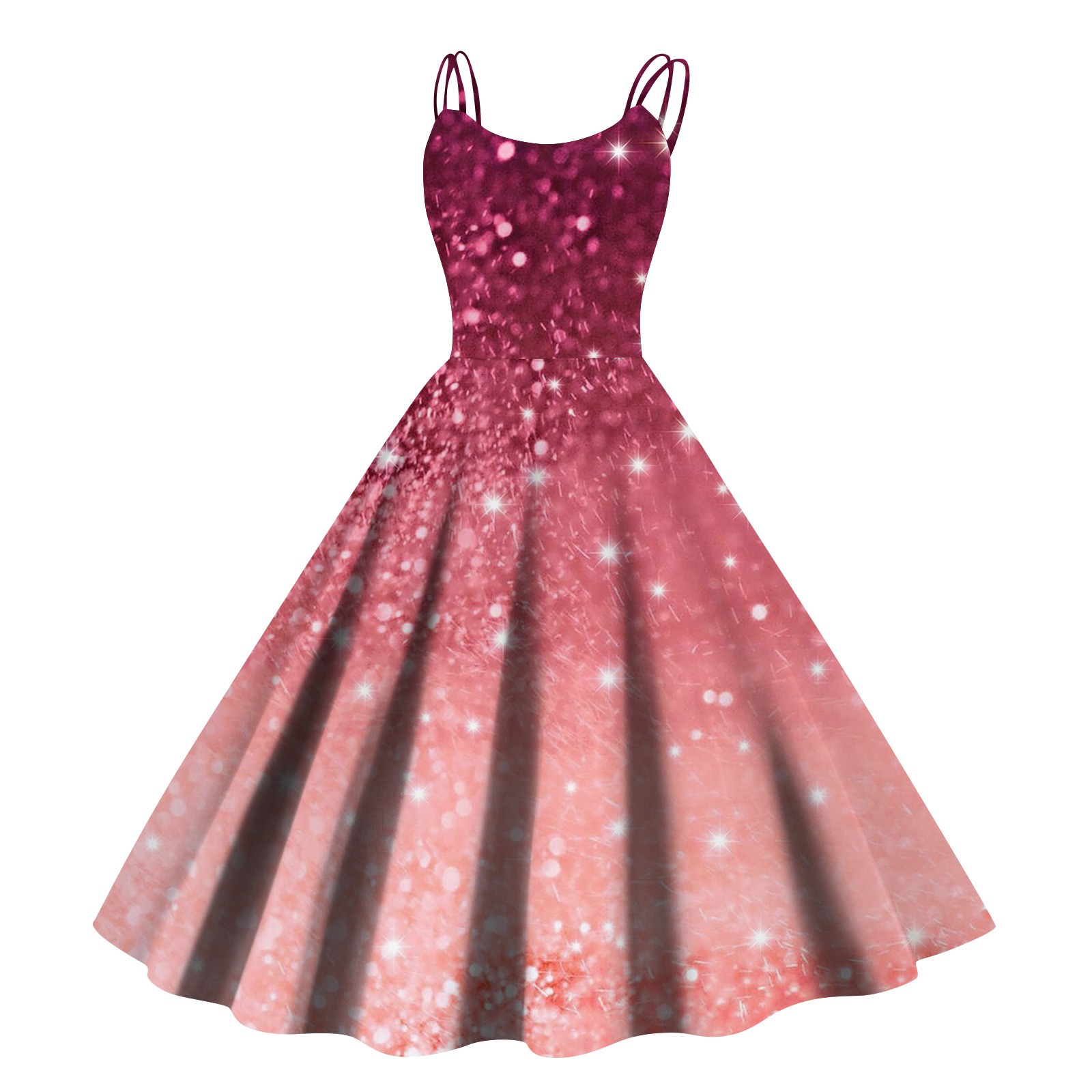 Girls Valentine Dress Love Heart Spaghetti Strap Sleeveless Cocktail ...