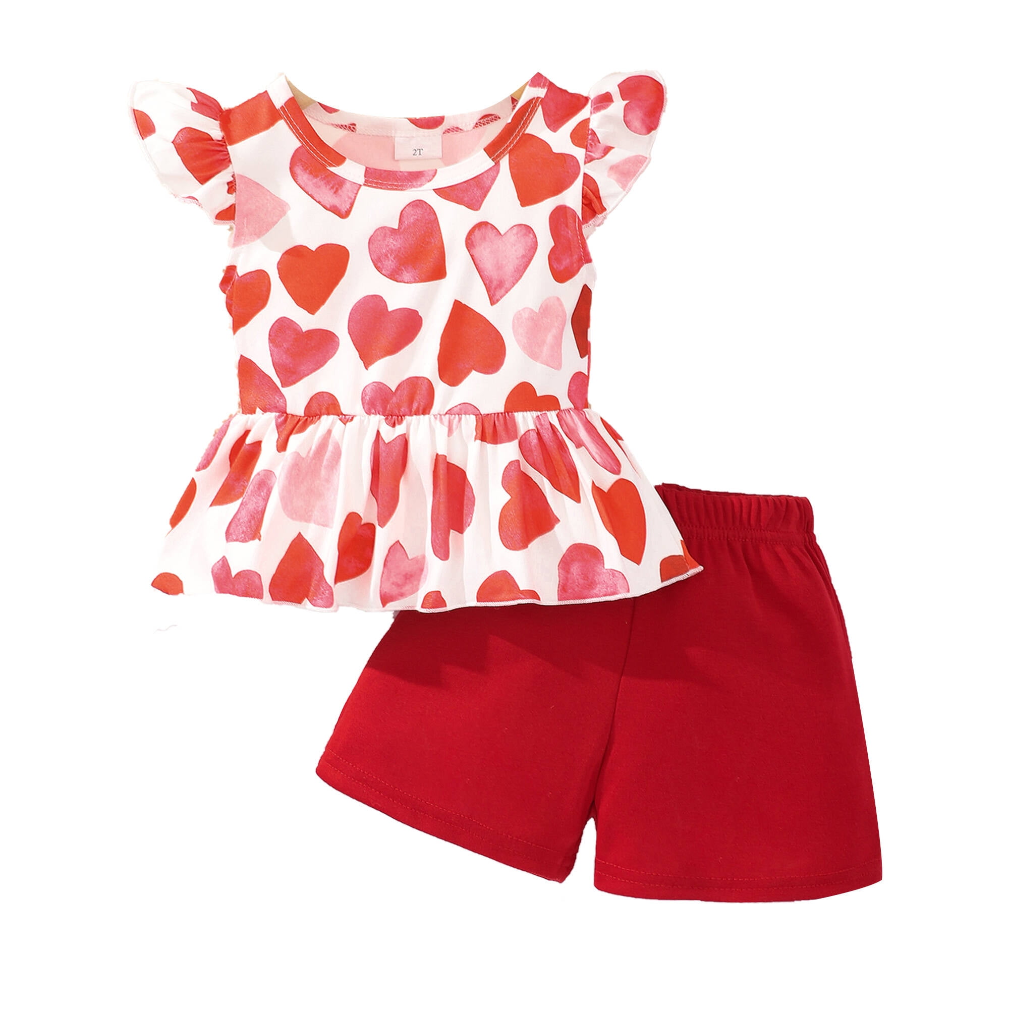 Girls Valentine's Day Outfits Toddler Girls Summer Clothes Size 5T 2 ...