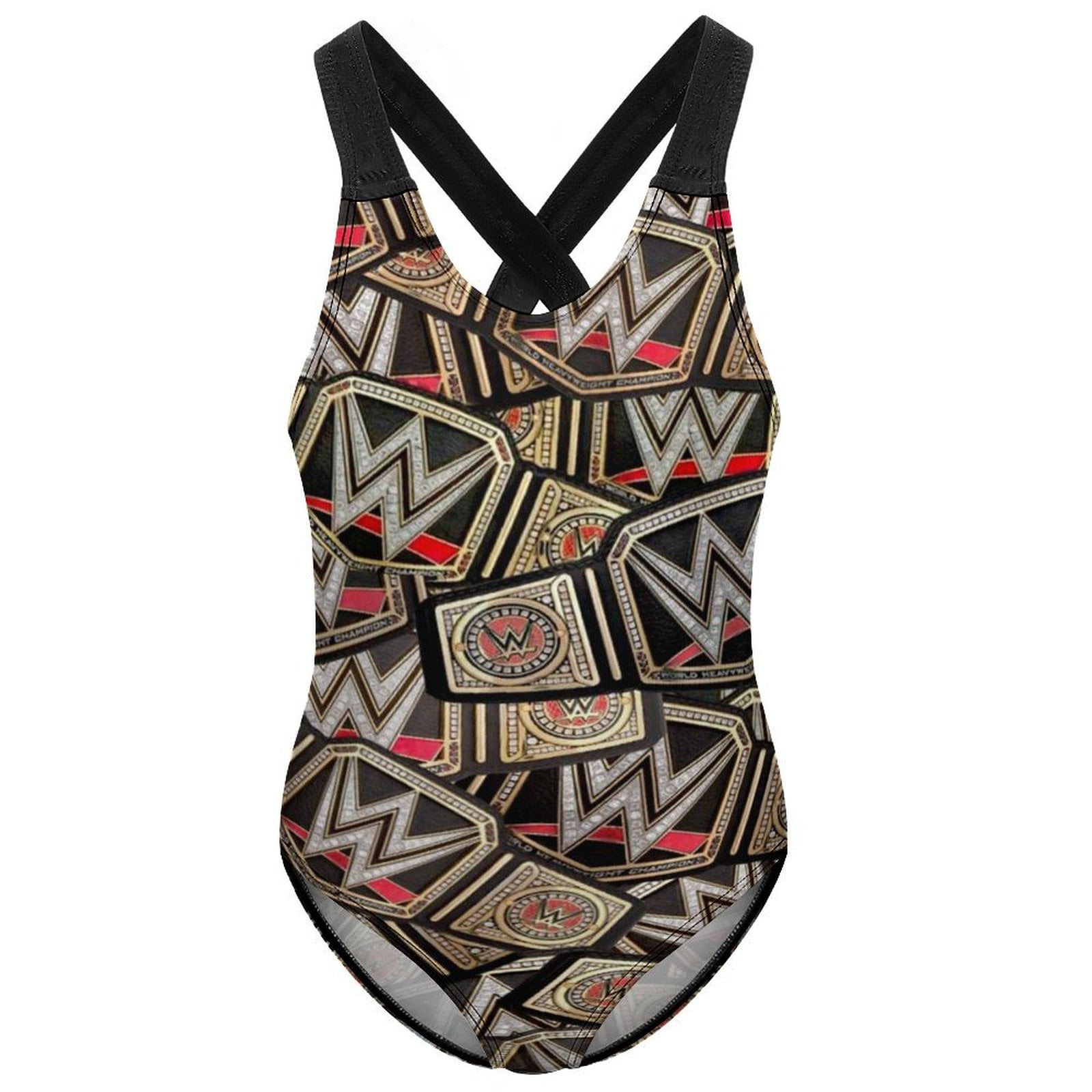 Girls WWE One Piece Swimsuit Bathing Suit Beachwear - Walmart.com