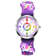 Timex Girls' Time Machines Analog Resin Watch, Purple/White Sport ...