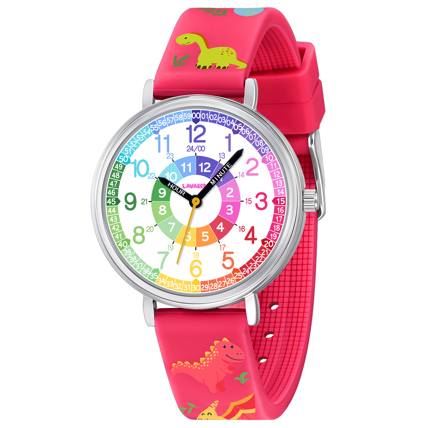 Girls Watch,3D Cartoon Rainbow Dial Waterproof Watch for Kids Girls 3 ...