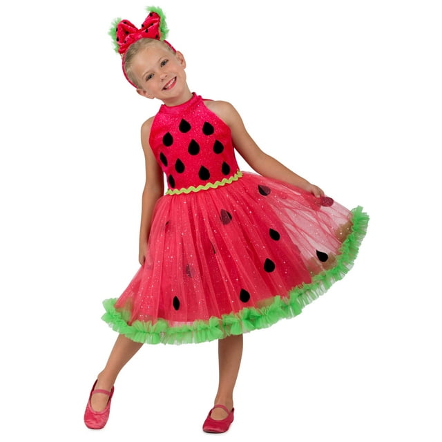Girls Watermelon Miss Costume - Walmart.com