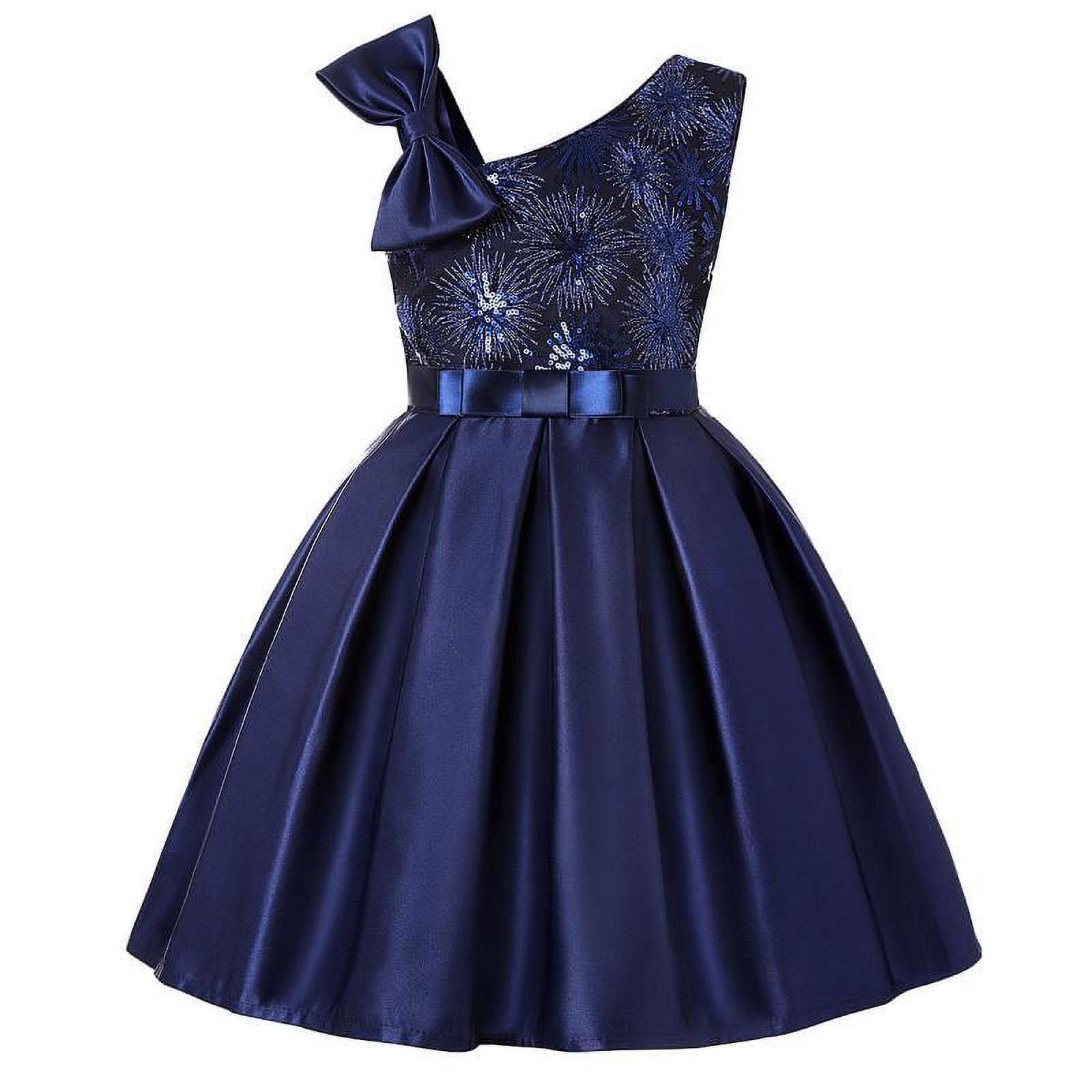 Girls Wedding Off Shoulder Dress Kids Formal Birthday Party Halloween ...