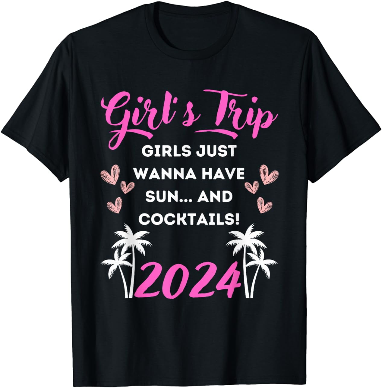 Girls Weekend 2024 Women Girls Trip Travel 2024 T-Shirt - Walmart.com