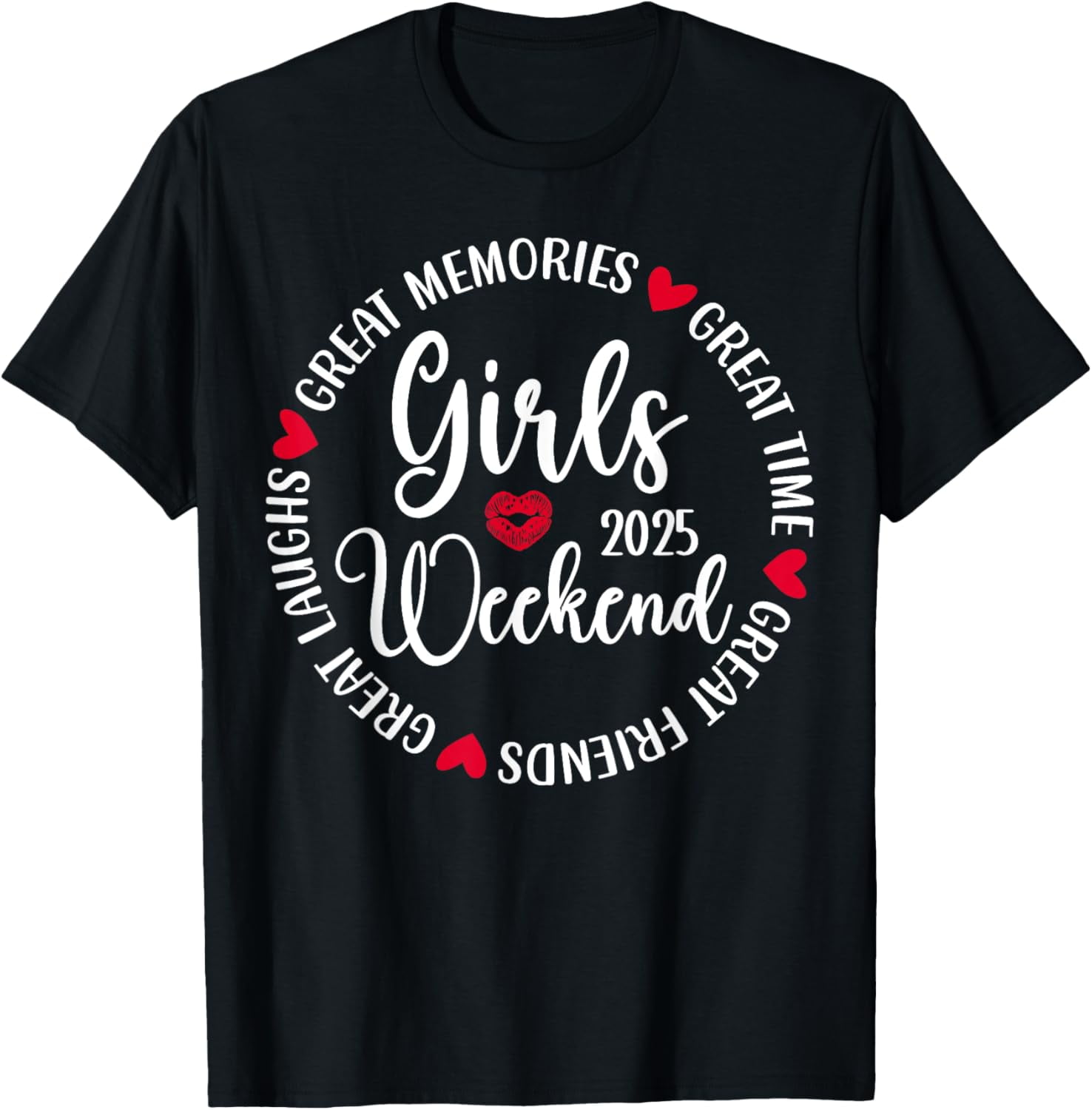 Girls Weekend 2025 Cute Girls Trip 2025 Vacation Matching T-Shirt ...