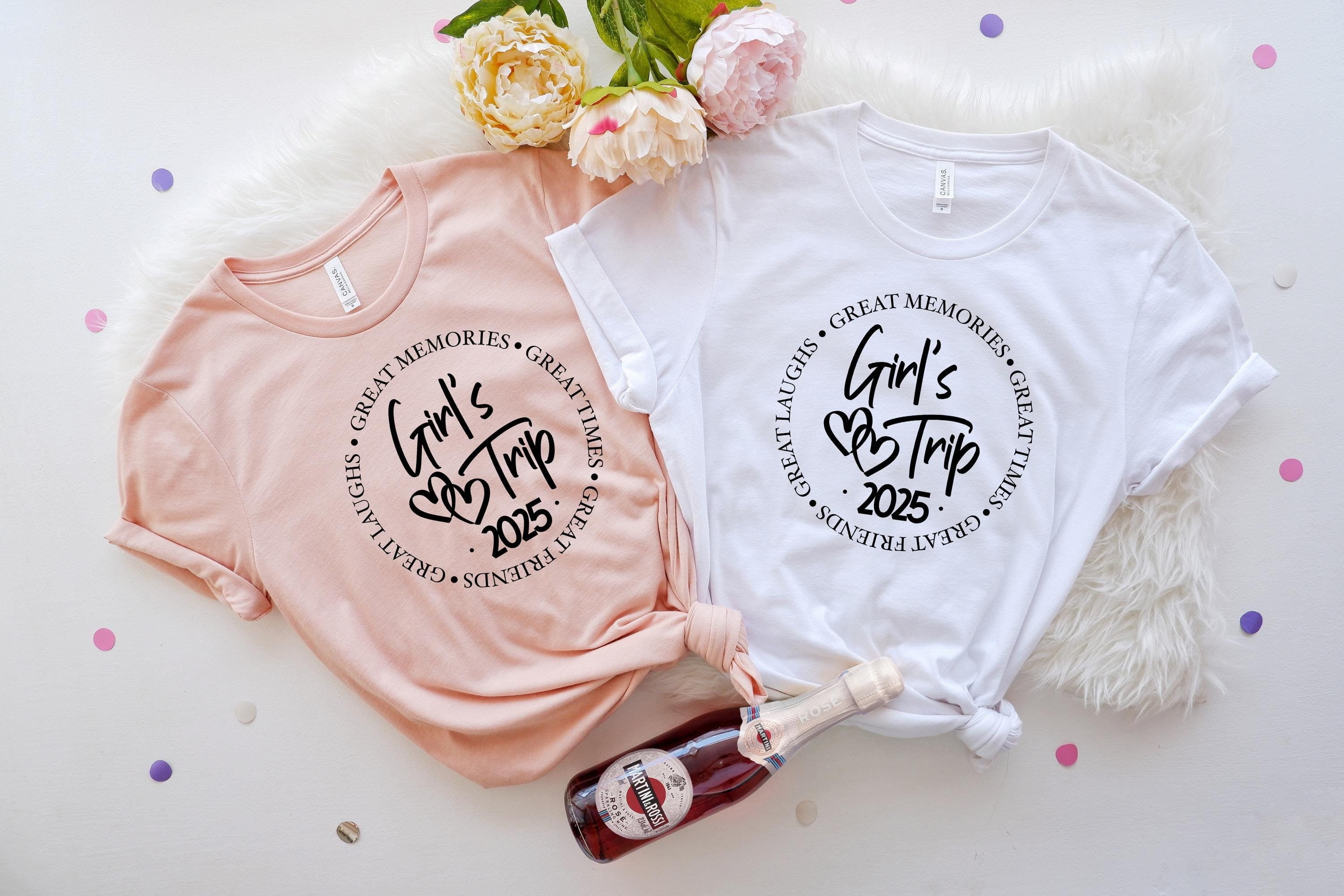 Girls Weekend 2025 Shirt Girls Trip Matching Shirt Girls Vacation ...