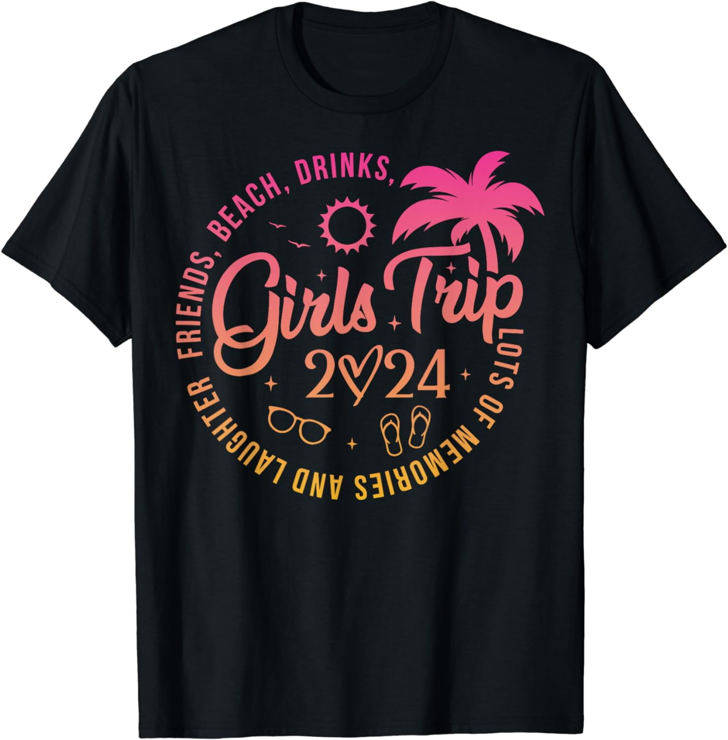 Girls Weekend Trip 2024 T-Shirt - Walmart.com
