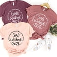 Girls Weekend Tshirts Girls Trip Shirts Girls Weekend 2025 Vacation ...