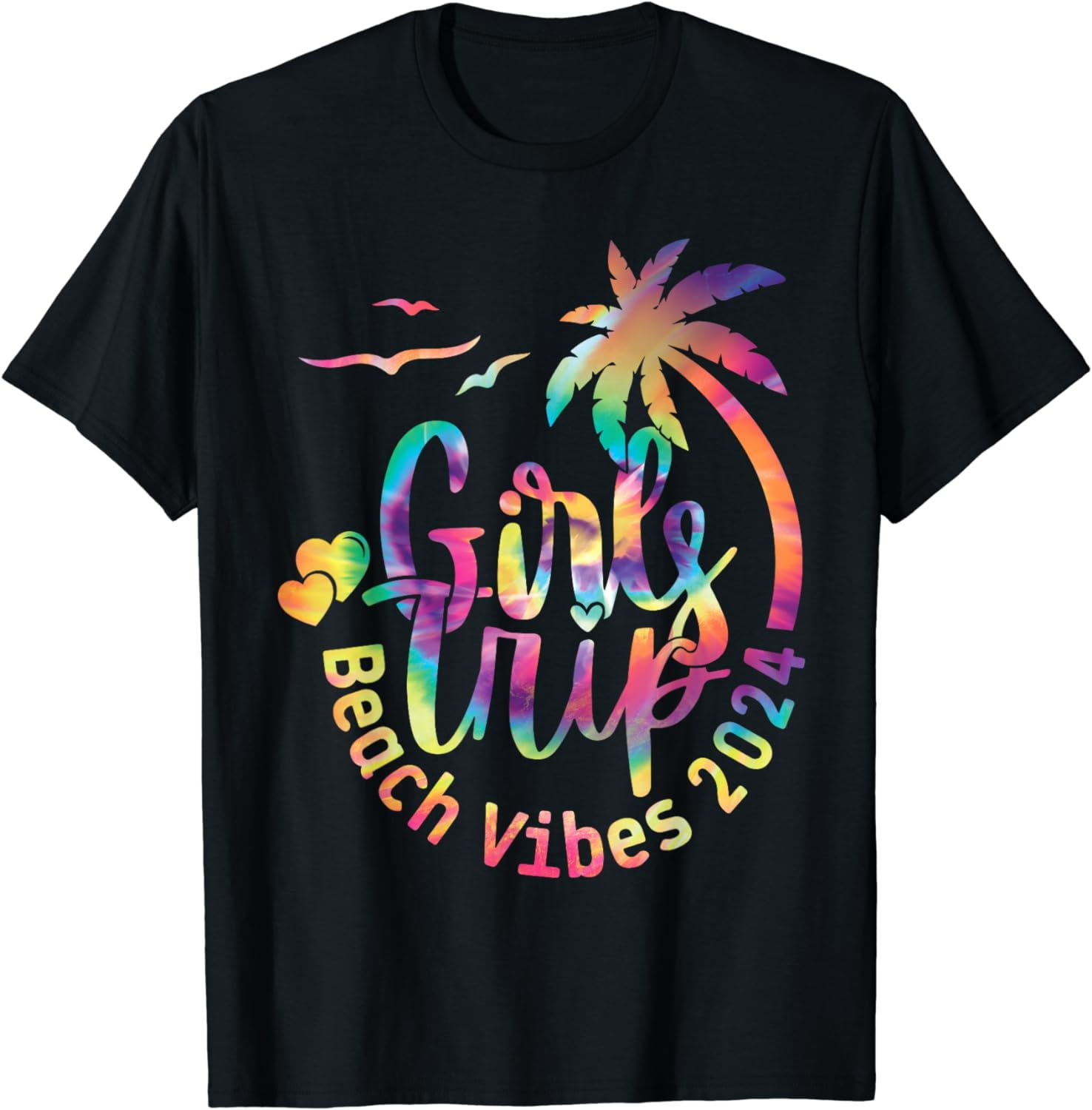 Girls Weekend Women Girls Trip Beach Vibes 2024 T-Shirt - Walmart.com