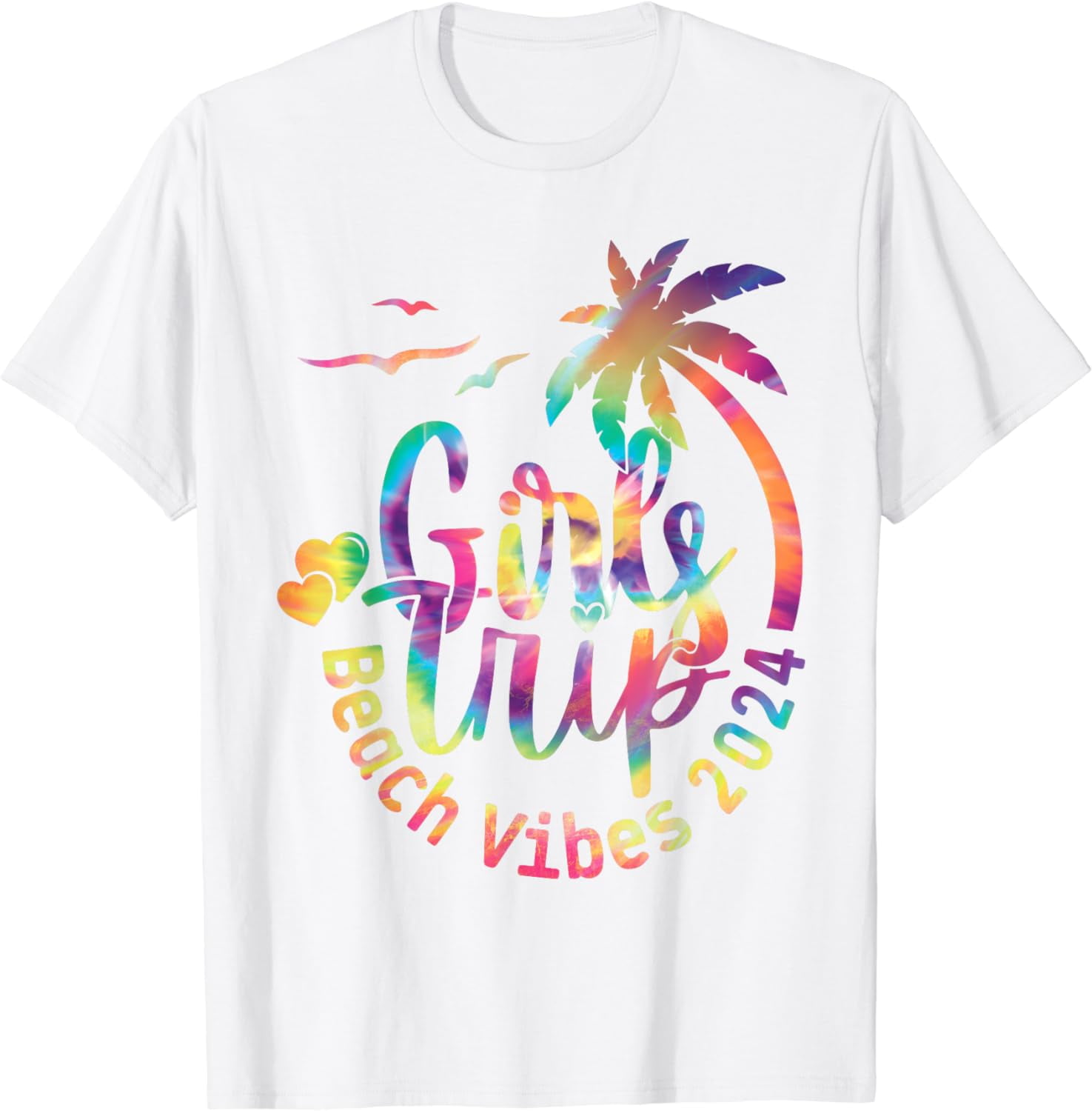 Girls Weekend Women Girls Trip Beach Vibes 2024 T-Shirt - Walmart.com