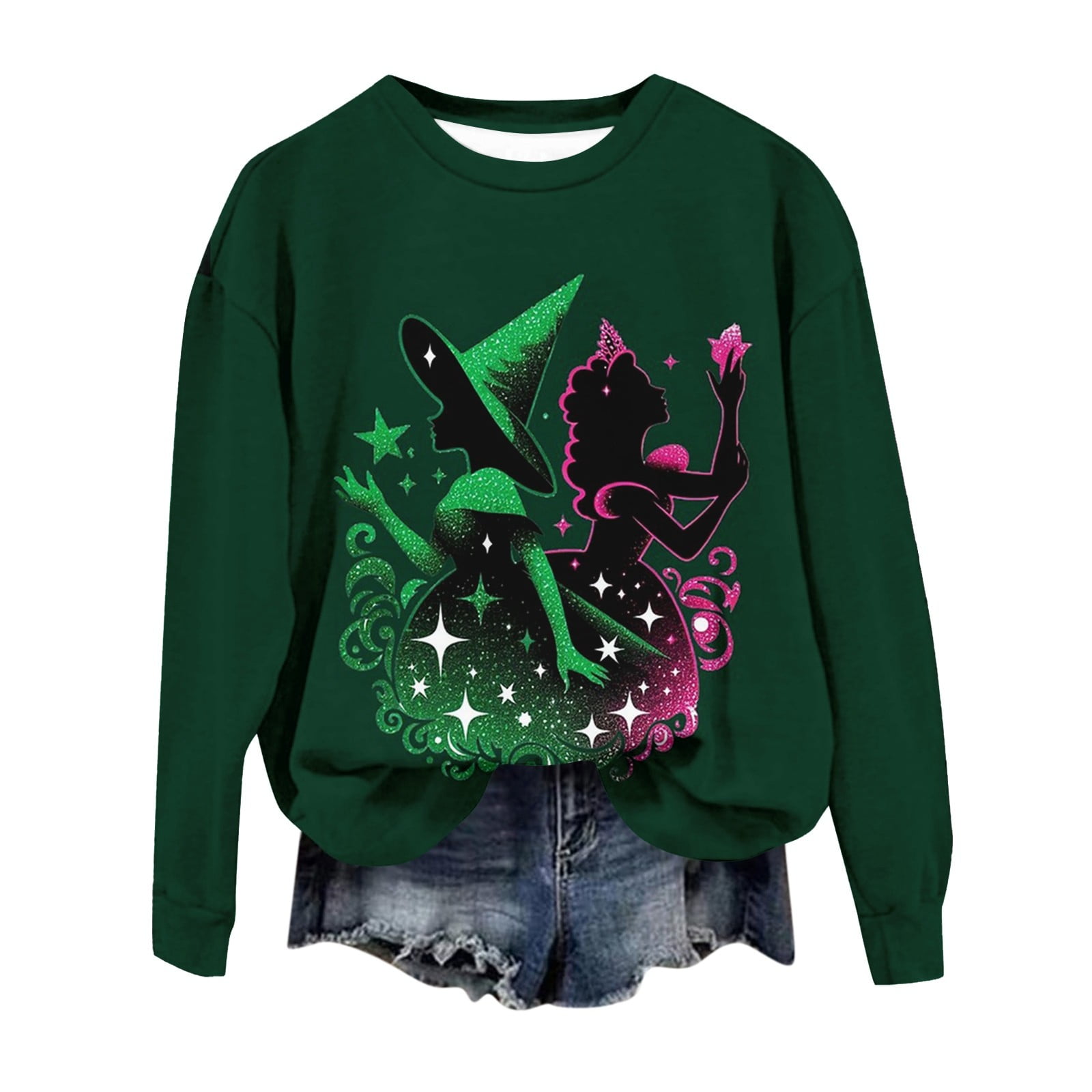 Girls Wicked Long Sleeve Sleep Hoodie Wicked Sweatshirt For Women Women ...