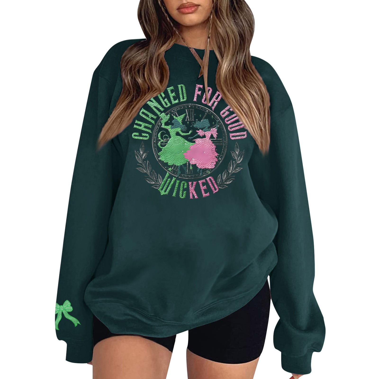 Girls Wicked Long Sleeve Sleep Hoodie Wicked Sweatshirt For Women Women ...
