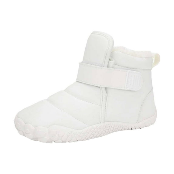 Girls Winter Snow Boots, Warm Fur-Lined Ankle Booties for Toddlers ...