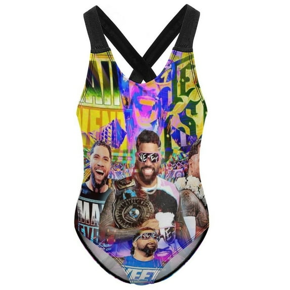 Girls Wres-tler Jey US-0 One Piece Swimsuits Bathing Suits Cross Back ...