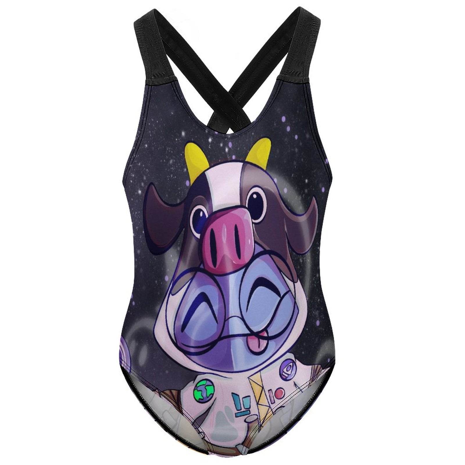 Girls Yeep-s Hide And See One Piece Swimsuits Bathing Suits Cross Back ...