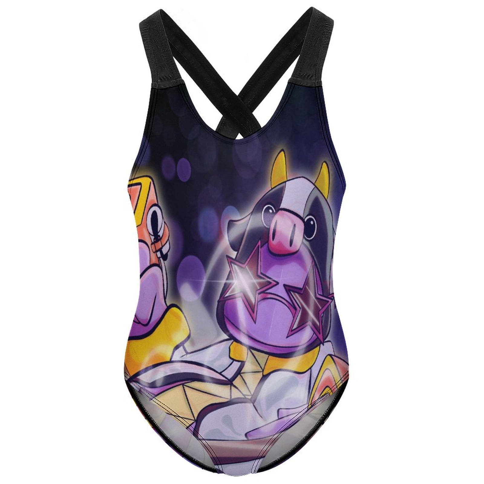 Girls Yeep-s Hide And See One Piece Swimsuits Bathing Suits Cross Back ...