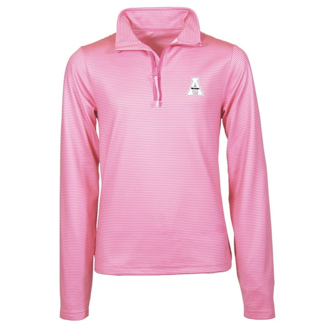 Girls Youth Garb Pink Appalachian State Mountaineers Mila Quarter-Zip ...