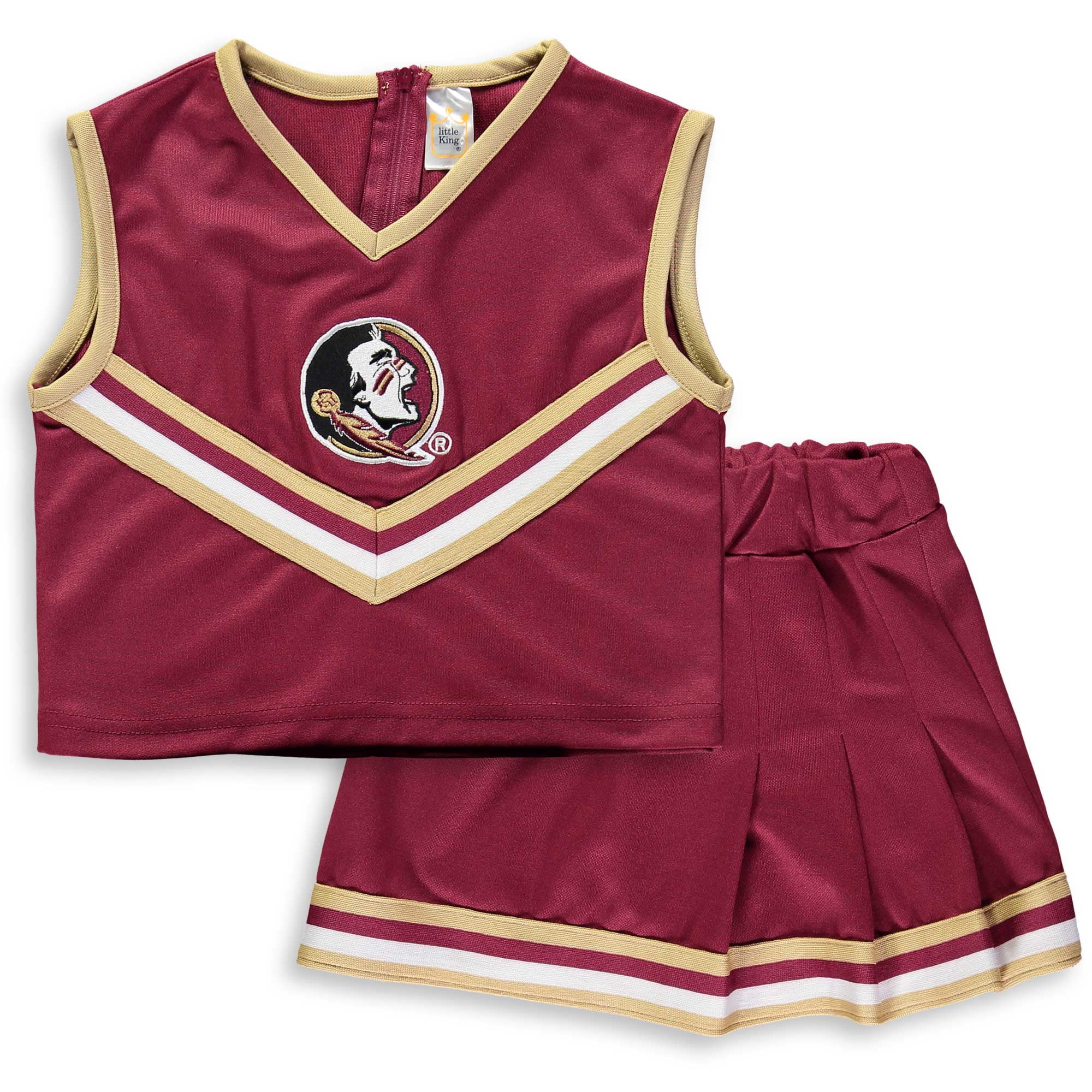 Girls Youth Garnet Florida State Seminoles Two-Piece Cheer Set ...