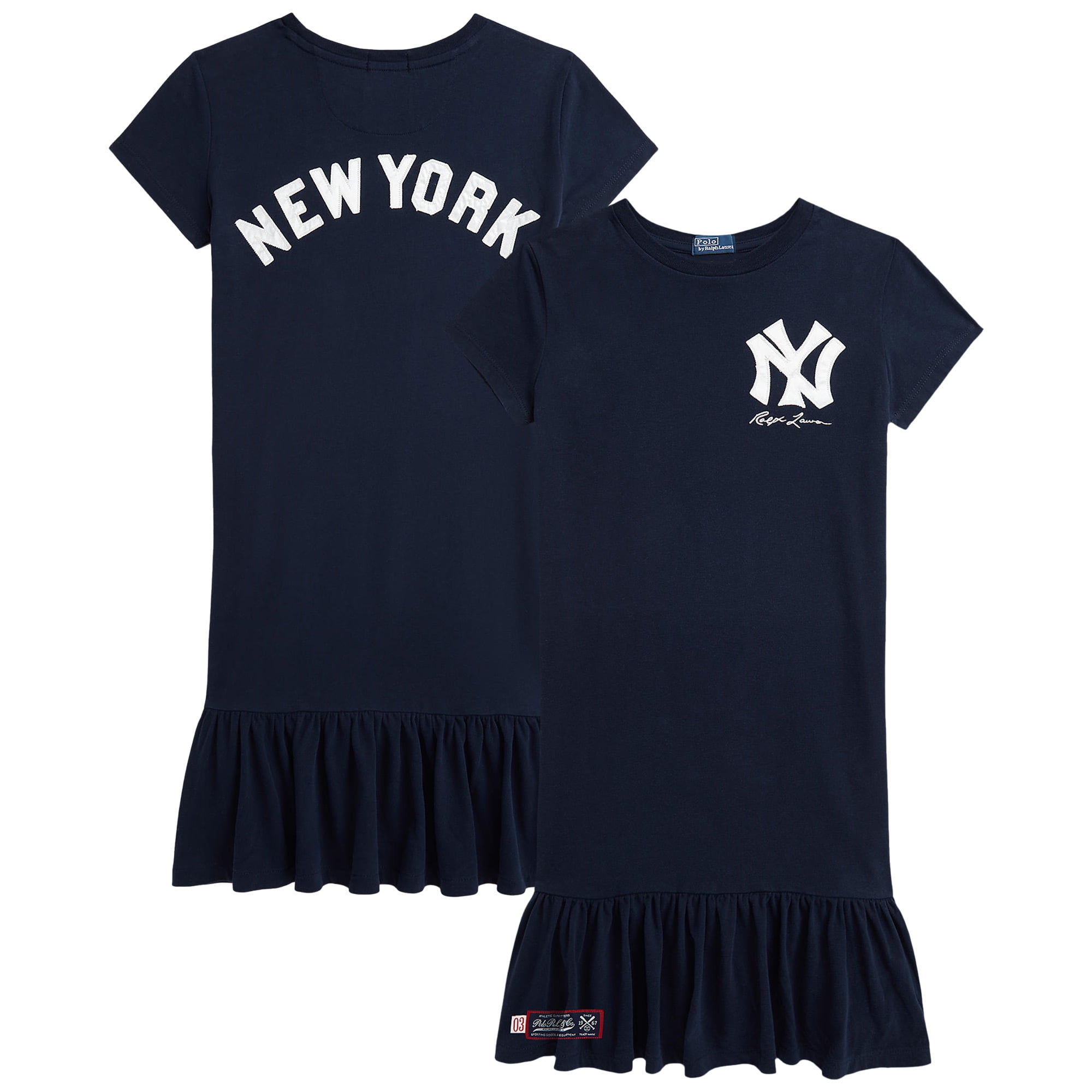 Youth Polo Ralph Lauren Navy Yankees Dress - Walmart.com
