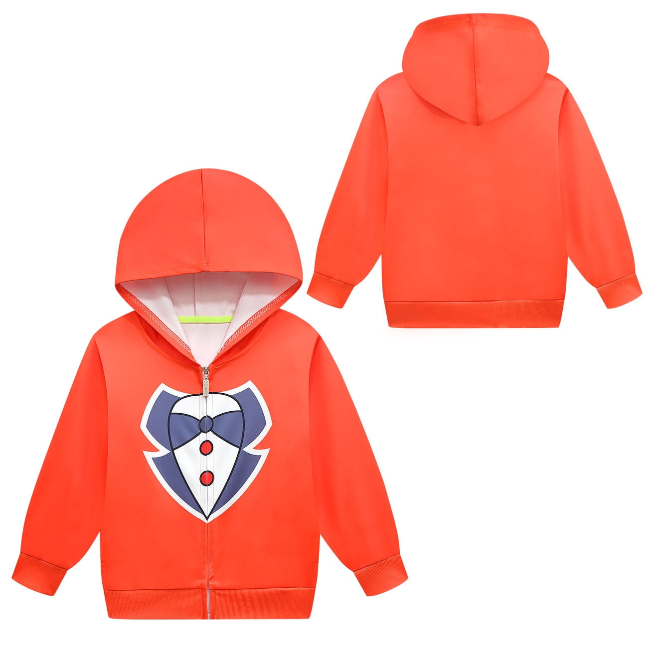 Girls Zip-up Hoodie Jacket Clown 3D Prints Sweatshirts Outer Coat ...