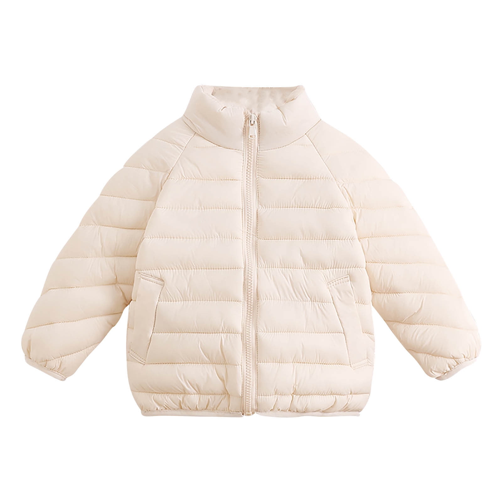 Girls and Toddlers' Lightweight Water-Resistant Hooded Packable Mock ...