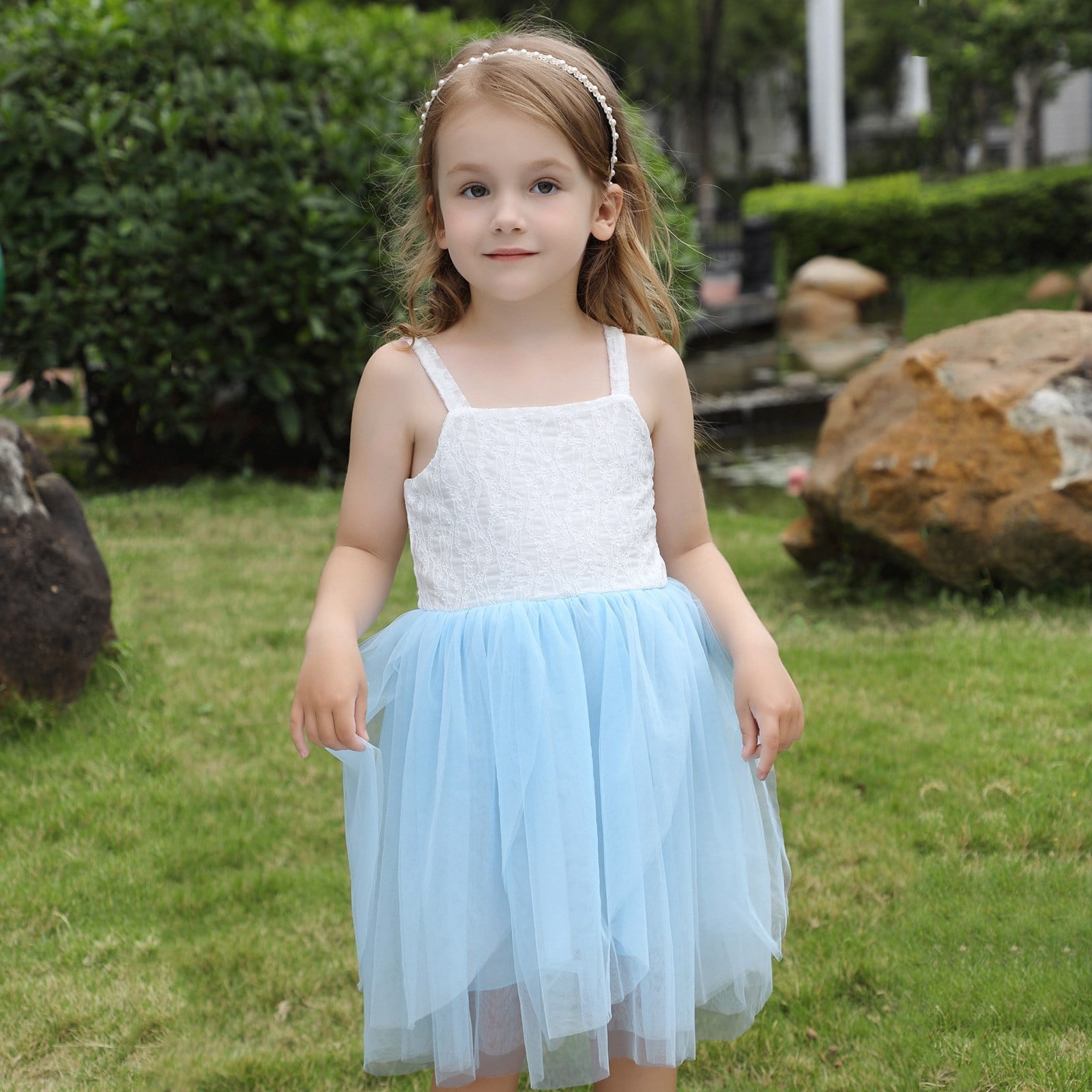 Girls plus Size Dress Summer Mesh Vest Dress For Children - Walmart.com