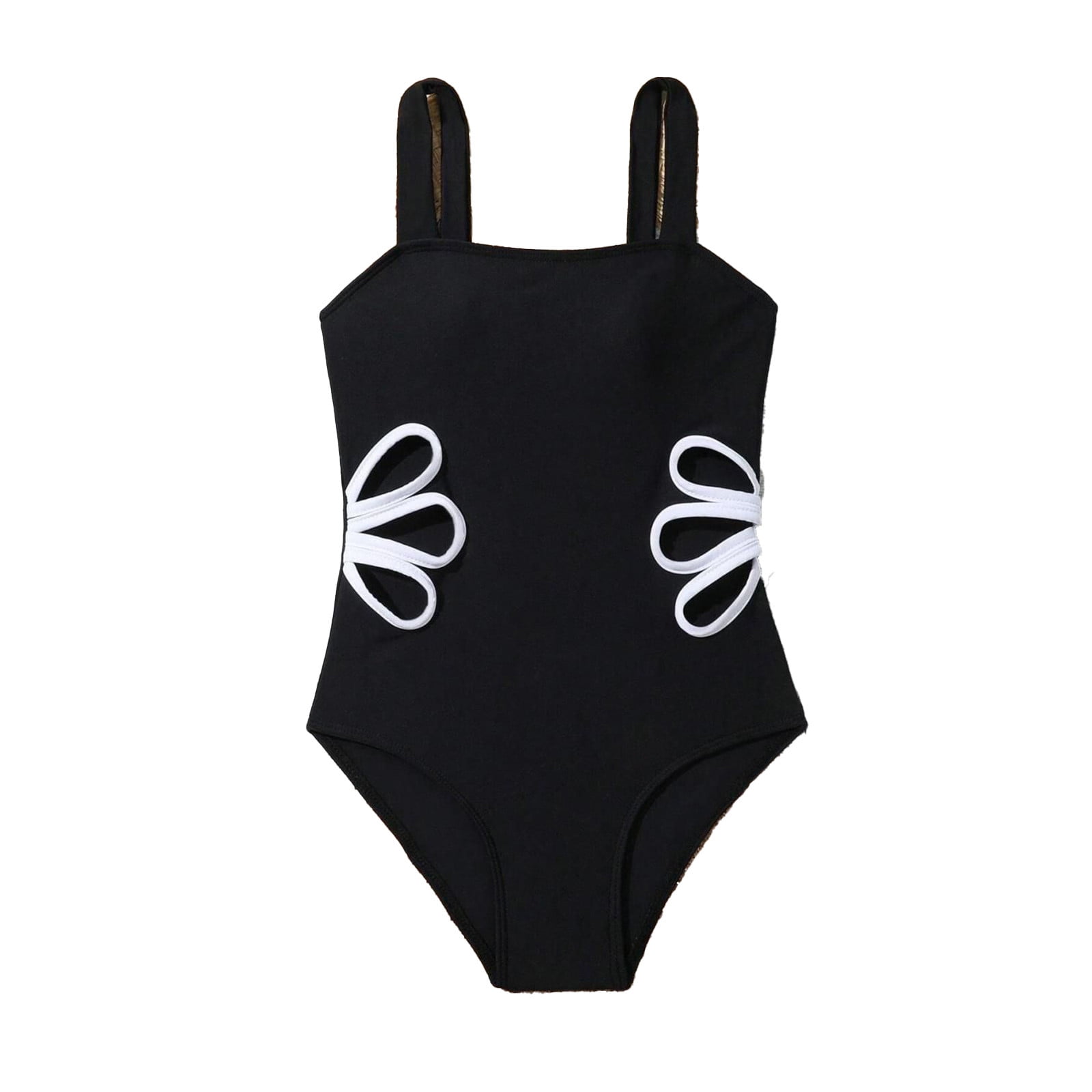 Girls's Swimsuits Padded Bathing Suit Kids Girls Swimsuit Adjustable ...
