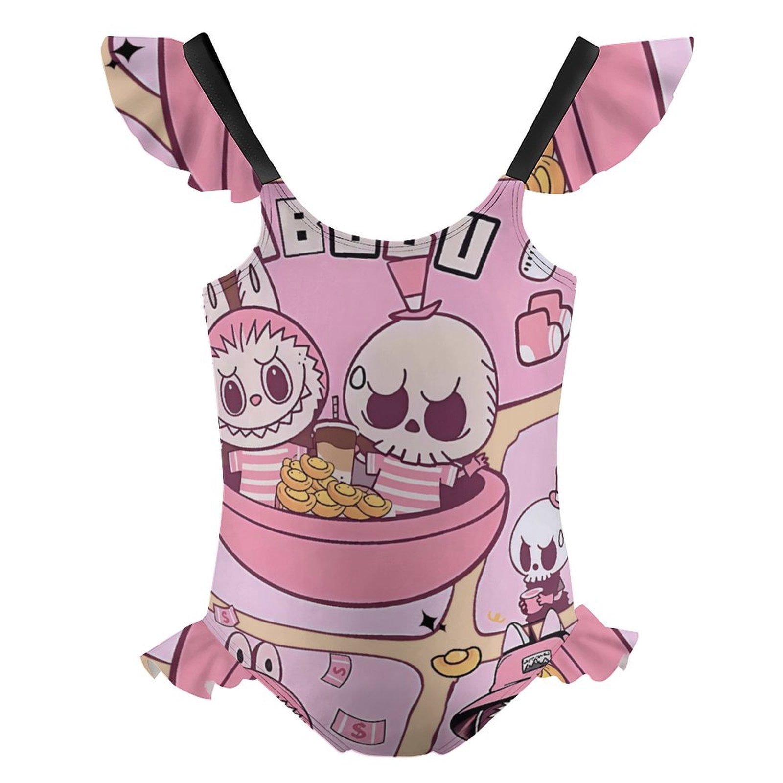 Girls swimsuit La_bubu Swimsuit for Kids Cute Bathing Suits 6-7Y（110cm ...