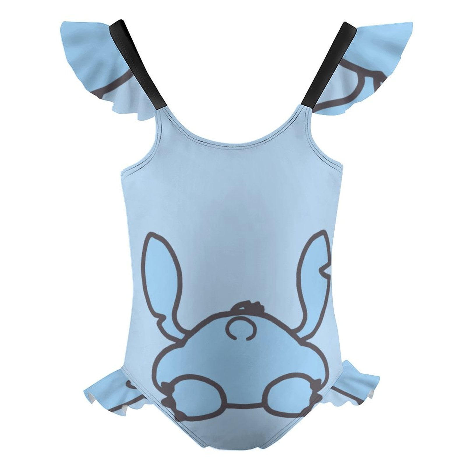 Girls swimsuit Sti_tch Swimsuit for Kids Cute Bathing Suits 7-9Y（120cm ...