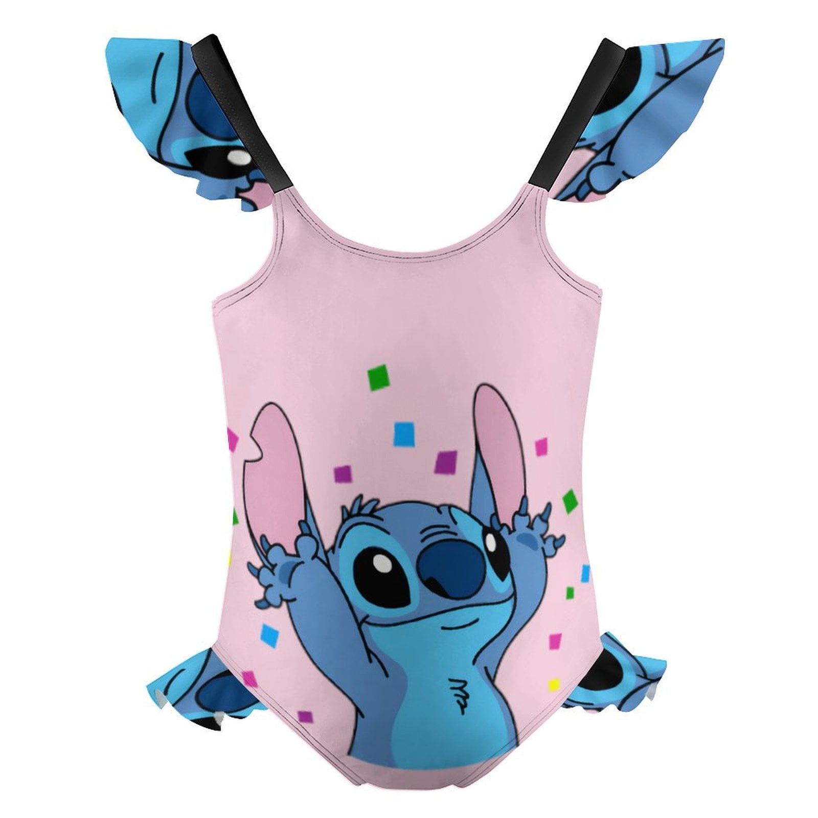 Girls swimsuit Sti_tch Swimsuit for Kids Cute Bathing Suits 7-9Y（120cm ...