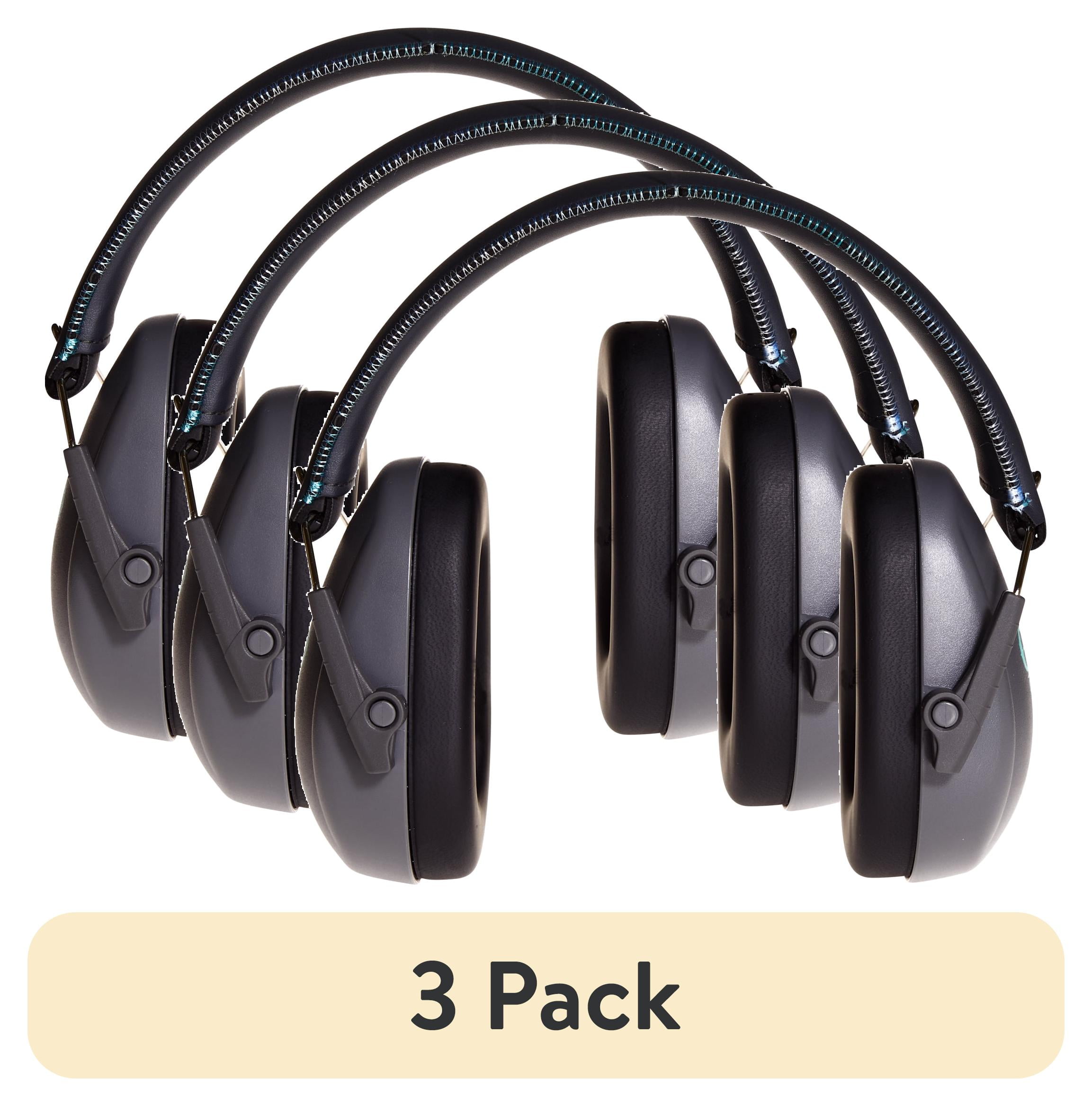 (3 pack) Girls with Guns Passive Safety Earmuffs, Black & Turquoise, 0. ...