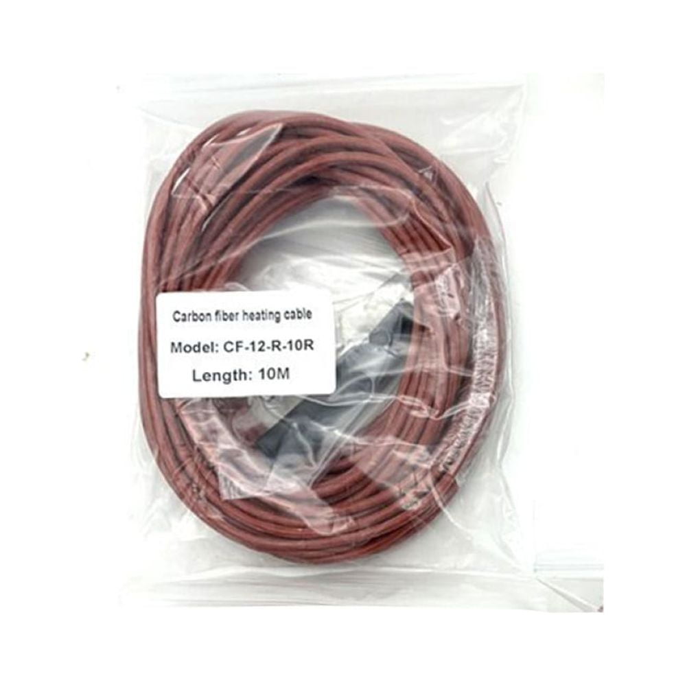 Girlsshop 12K Floor Heating Cable 33Ohm/M Carbon Fiber Heating Wire ...