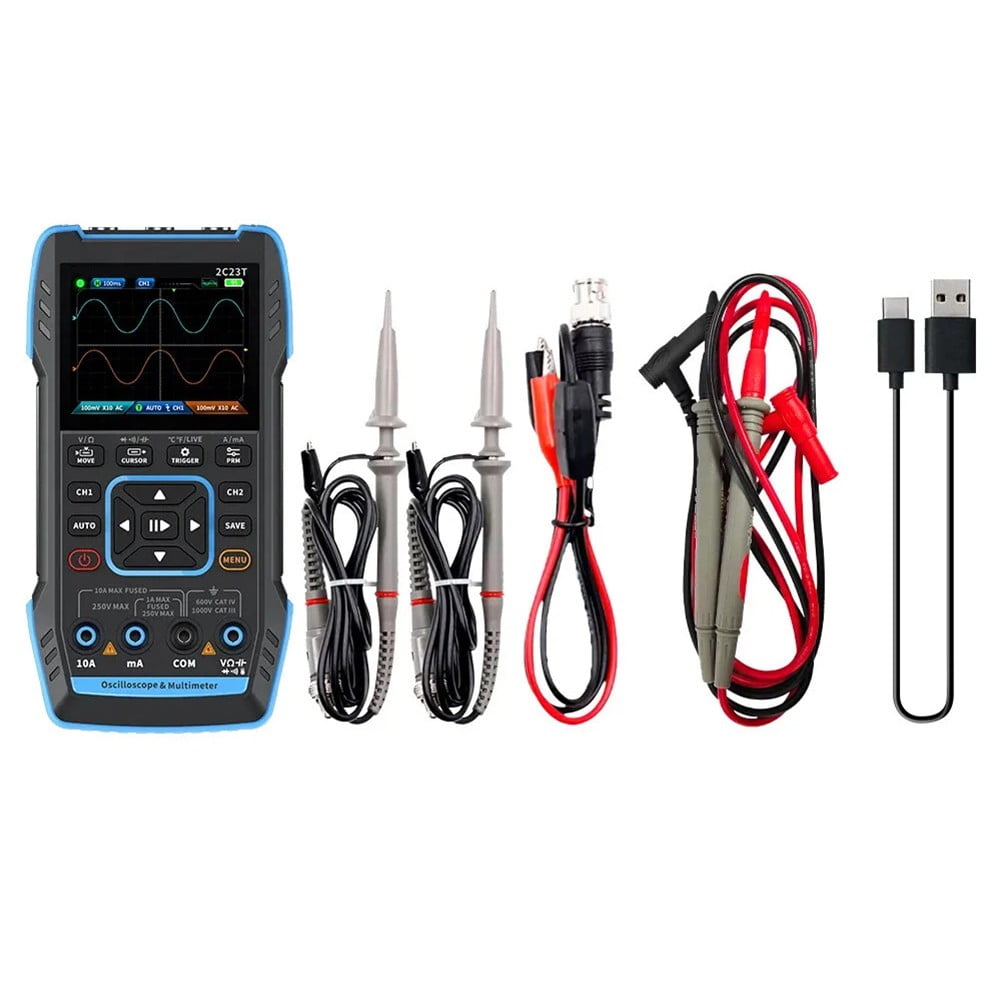 Girlsshop 2C23T Handheld Digital Oscilloscope Multimeter+Function ...