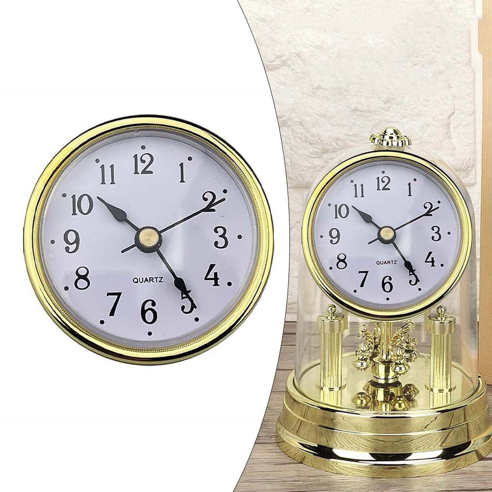 Girlsshop 65Mm Quartz Clock Inserts Movement Replacement Diy Gold ...