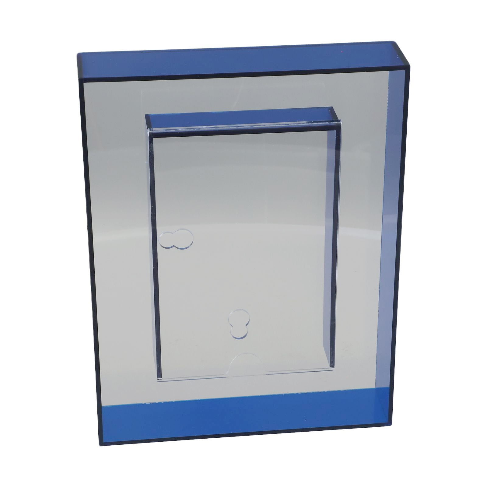 Girlsshop Acrylic Transparent Color Border Photo Frame Creative Photo ...