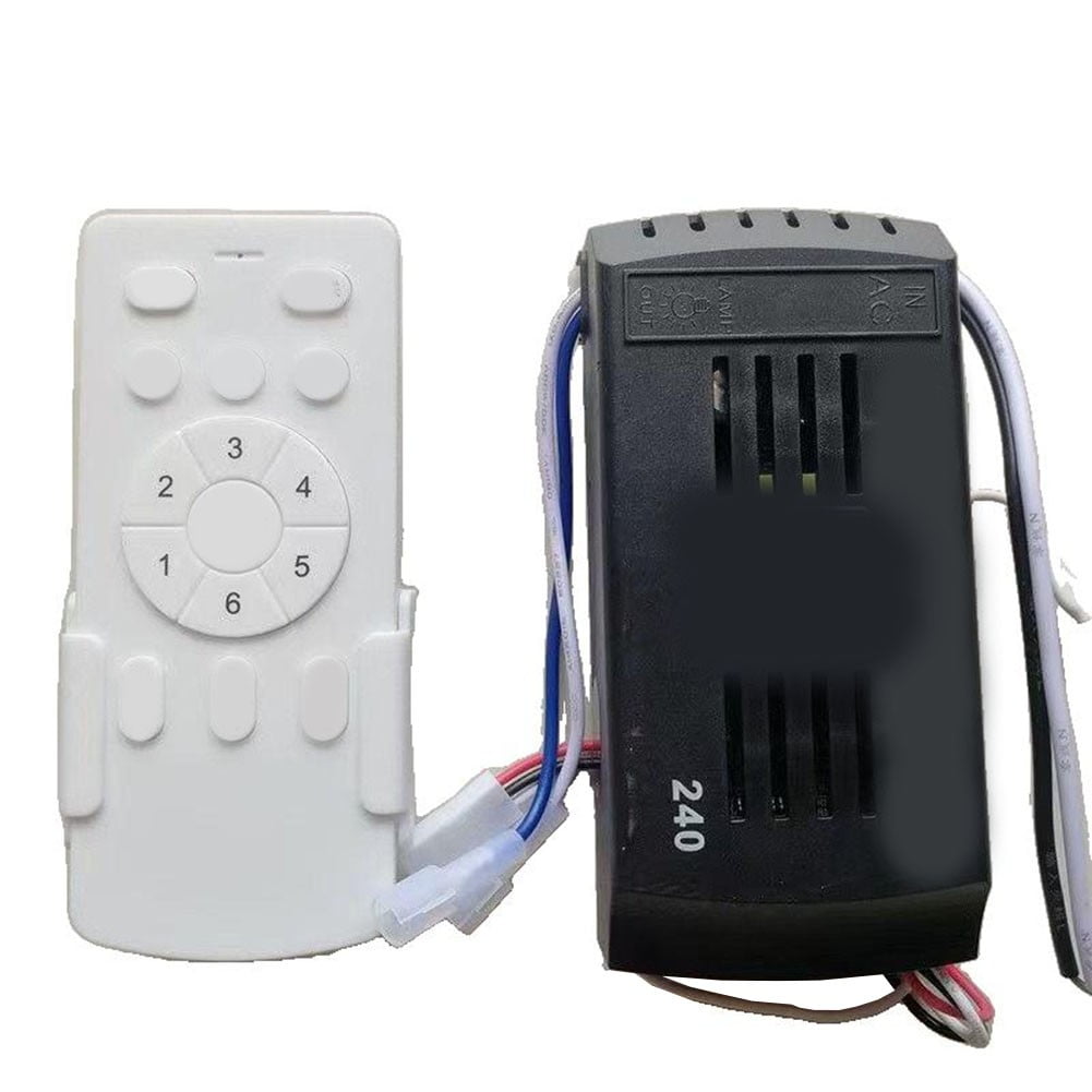 Girlsshop Ceiling Fan Remote Control 6Speed Adjustable Frequency Remote ...