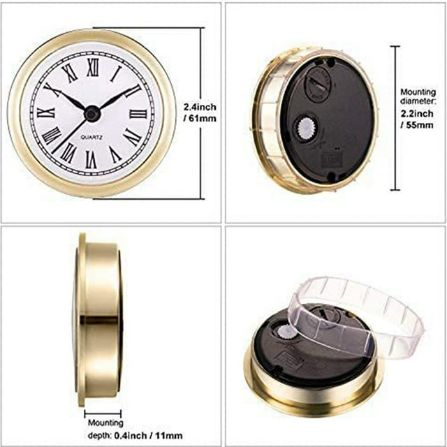 Girlsshop Diy 61Mm Quartz Mechanism Clock Inserts Roman Number Movement ...