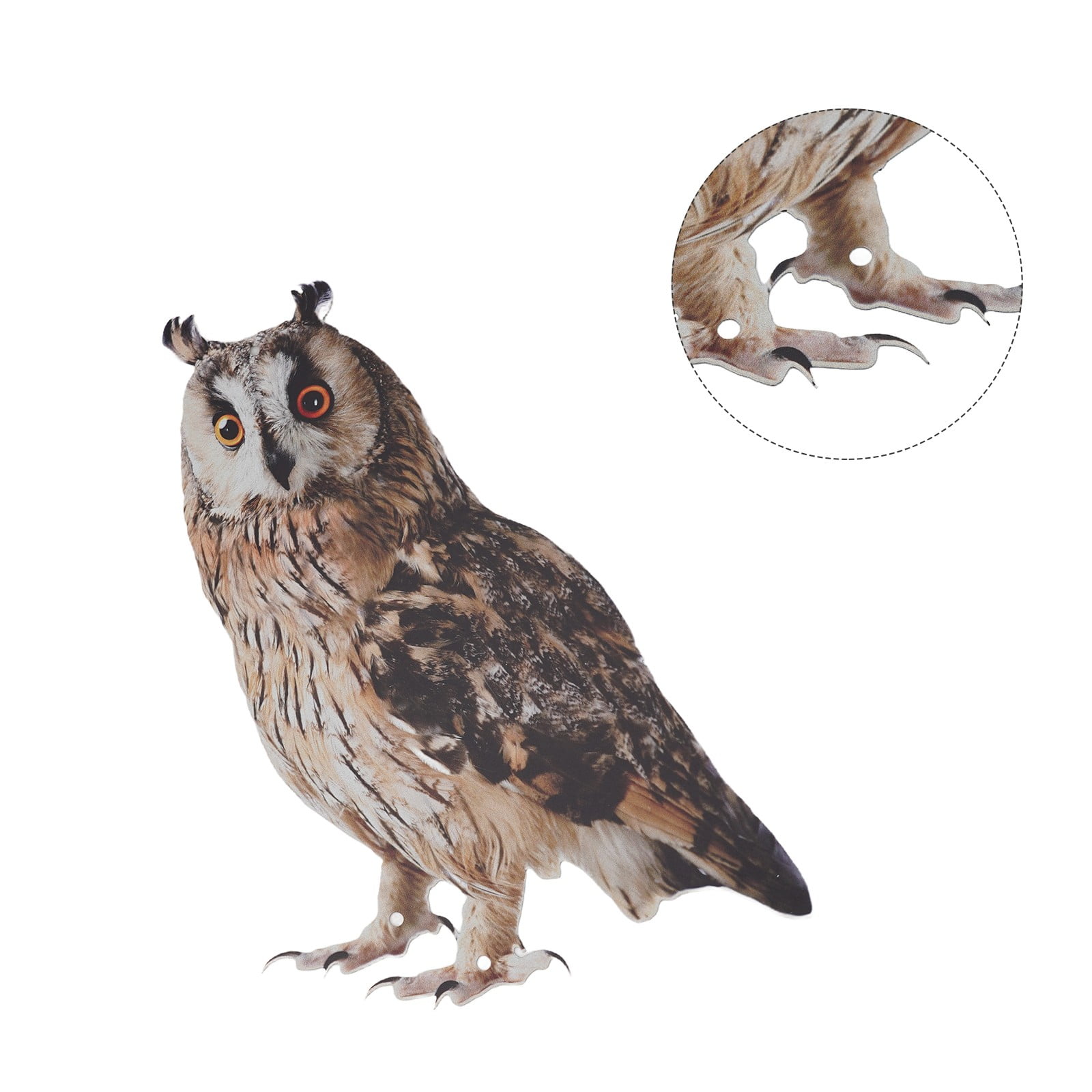 Girlsshop Fake Owls Decoy Scare Birds Control Away Home Garden Owls ...