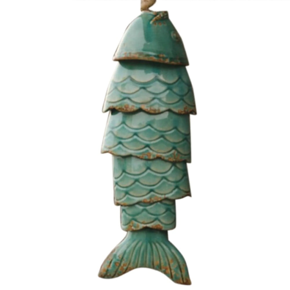 Girlsshop Handcrafted Colorful Koi Fish Wind Chimes - Perfect For ...