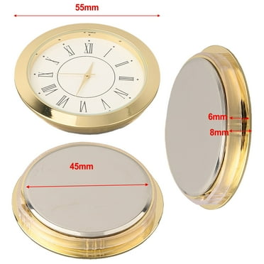 Mini Clock Insert Quartz Movement Round 55mm Round Quartz Clock Insert ...