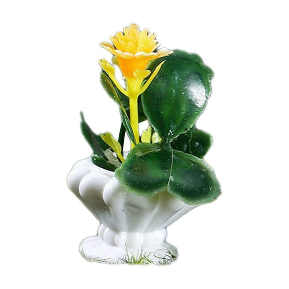 Girlsshop Mini Plant Model Gardening Micro-Landscape Ornaments And ...