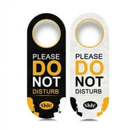 Uxcell Do Not Disturb Door Hang Sign Double Sided Privacy Sign Red 1 ...