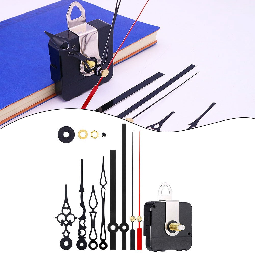 Girlsshop Quartz Clock Mechanism Kit Long Shaft Clock Motor Movement ...