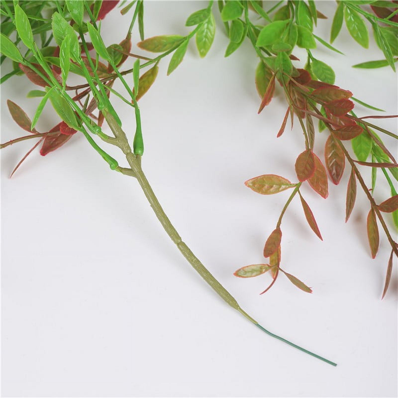 Girlsshop Simulation Green Leaf Diy Decoration Classic Rattan Home ...