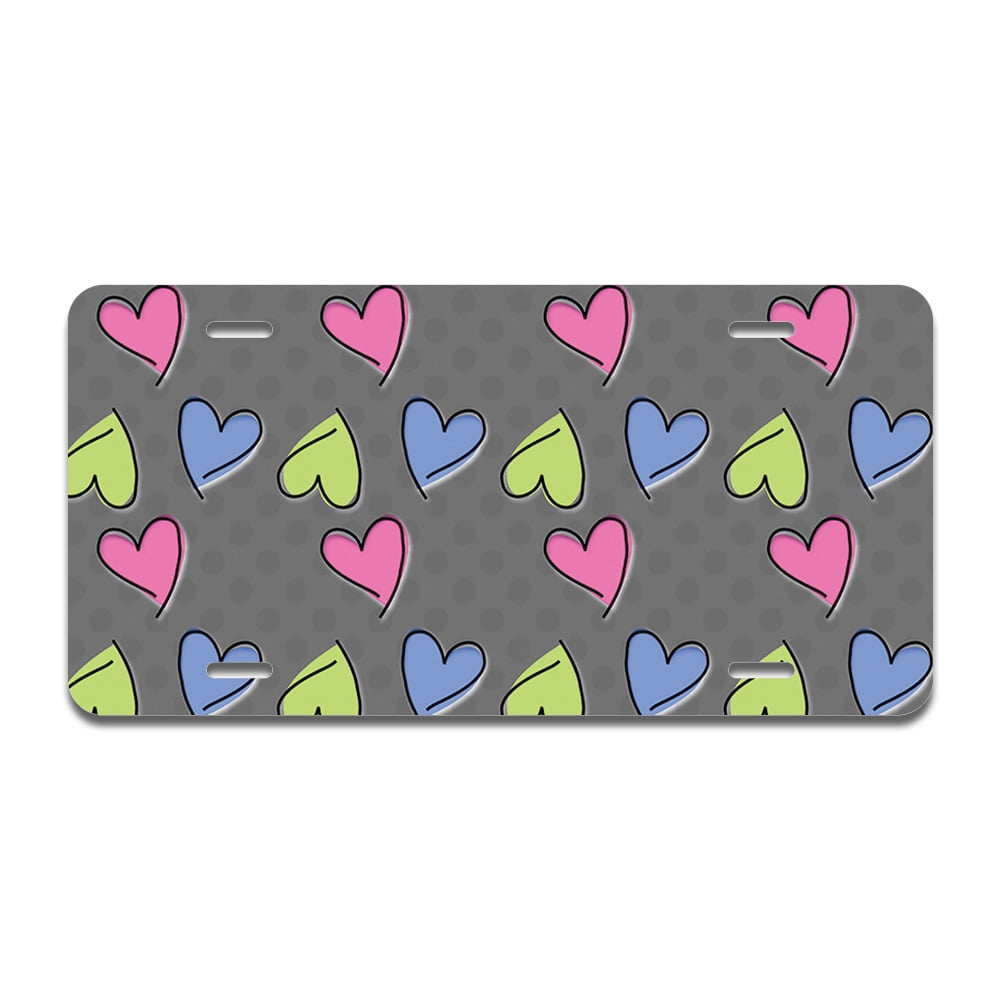 Girly Aluminum License Plate| License Plate 12" X 6" Fits Any Car ...