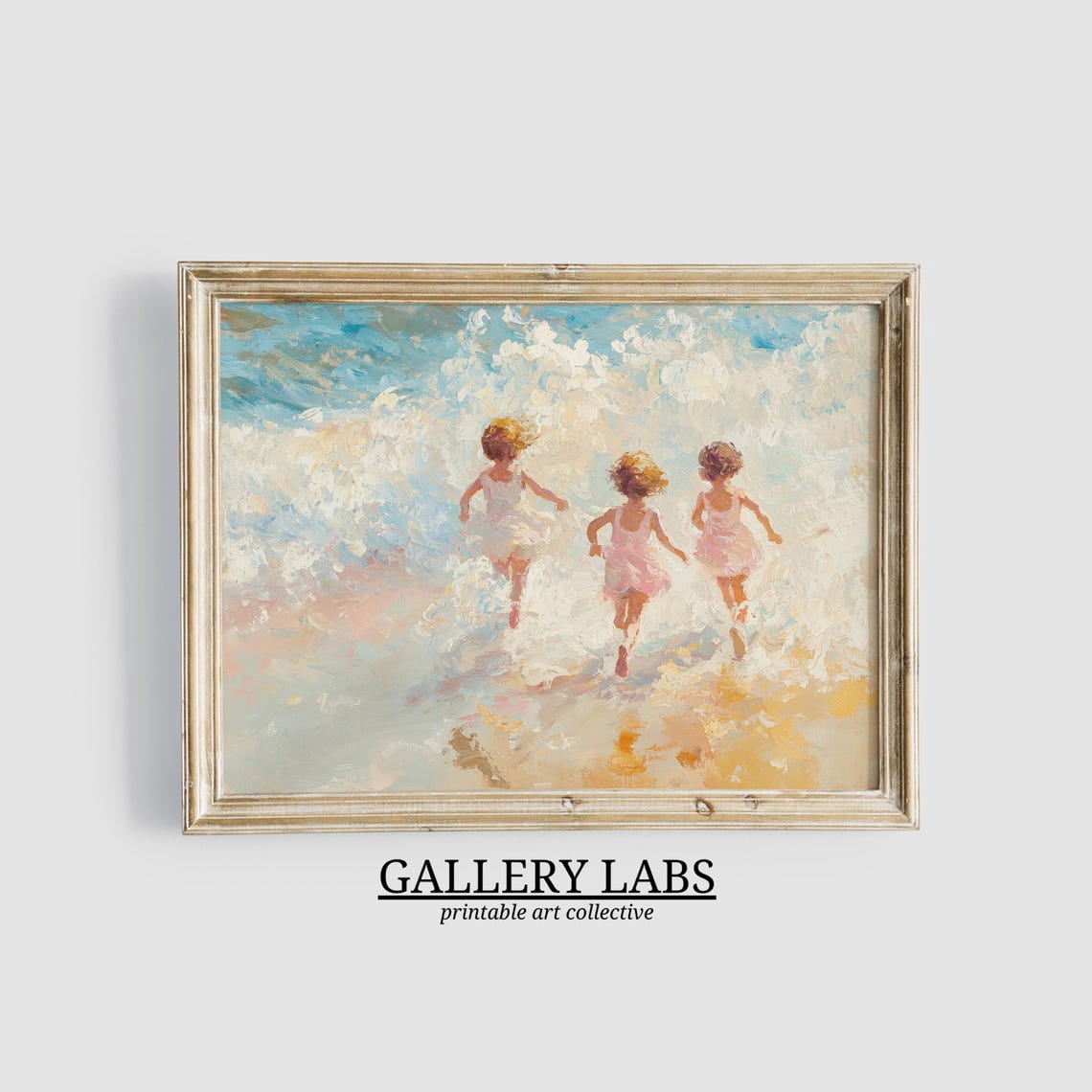 Girly Beach Wall Art Print, Coastal Summer Decor - Walmart.com