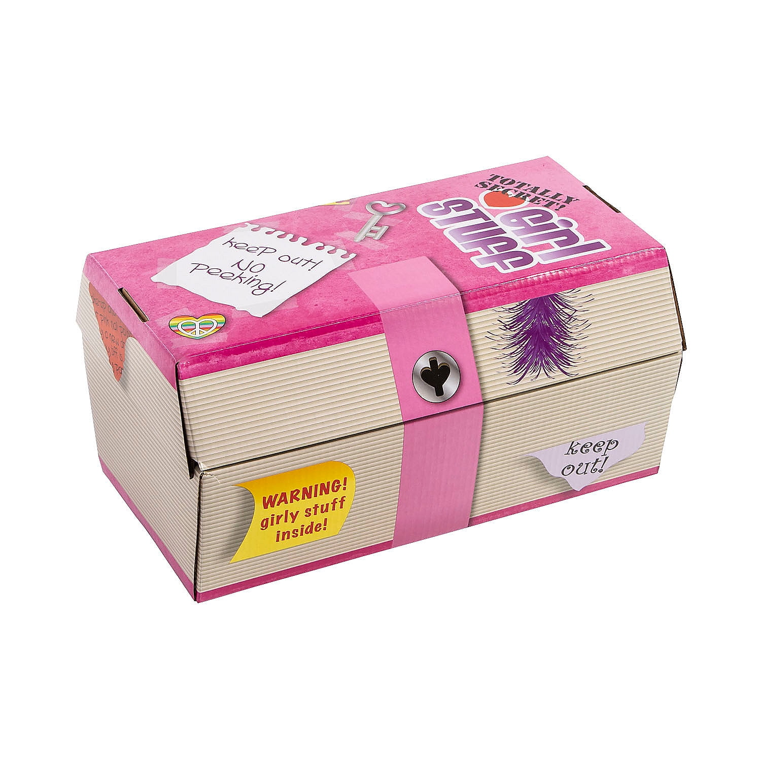 Girly Girl Treasure Chest Treat Box - Walmart.com