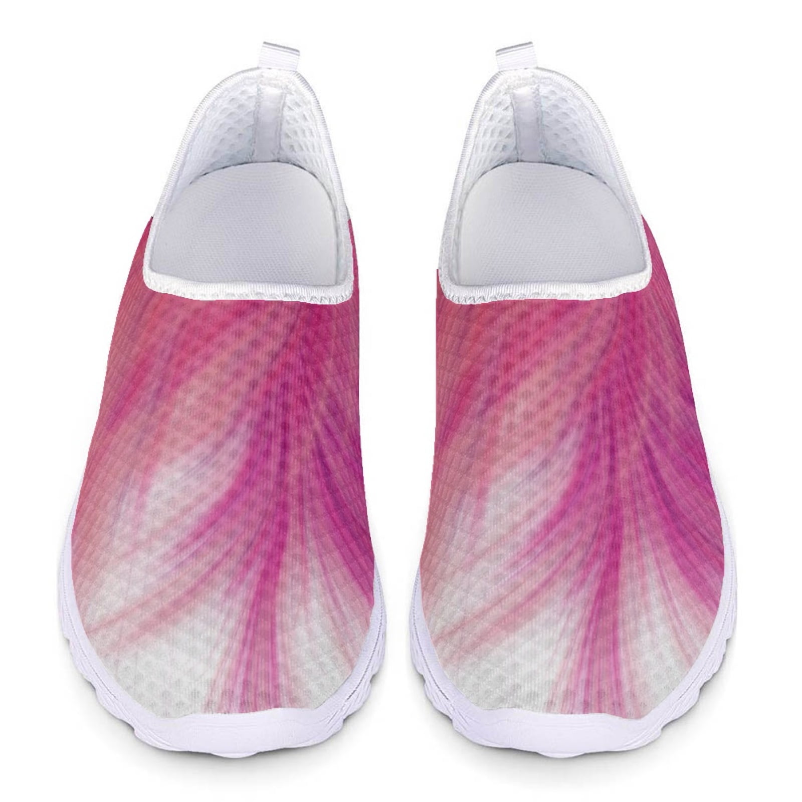 Girly Pattern Light Female Loafers Womans Slip on Flats Plus Size Shoes ...