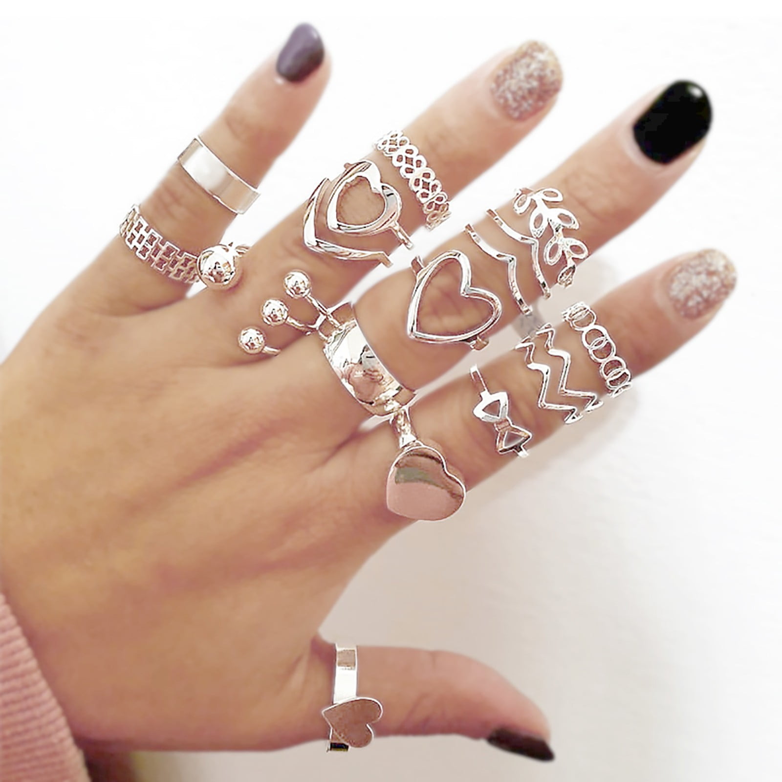 Girly Rings Rings Set for Women Rings Wedding Ring Set for Women Girls ...